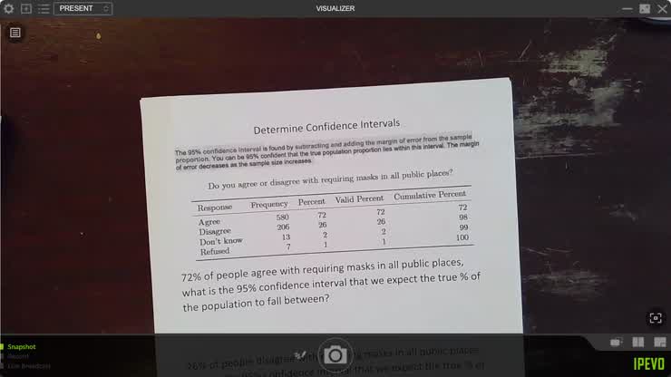Confidence Intervals - Calculating Margin of Error - Part 2