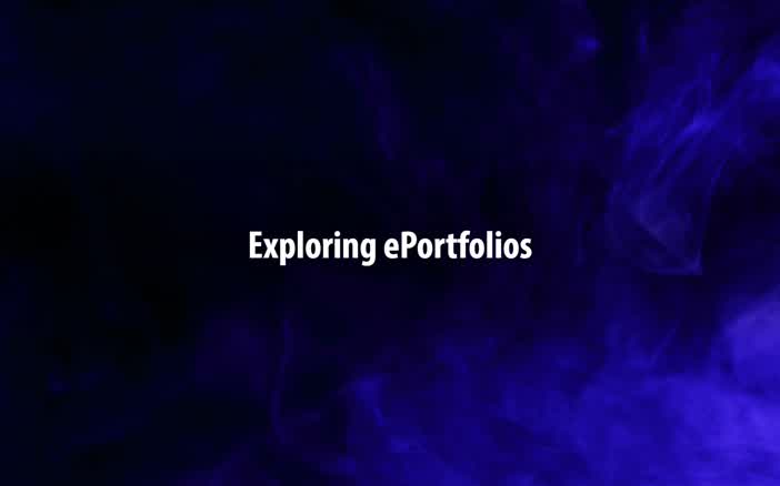 Exploring ePortfolios