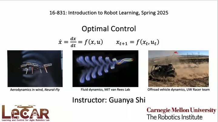 Lecture 14: Optimal Control and Planning Part 1