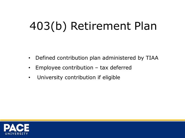 403(b) Retirement Plan