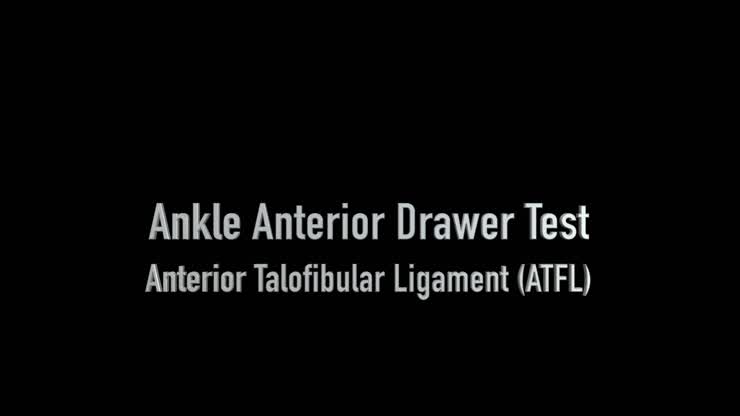 Ankle Anterior Drawer Test