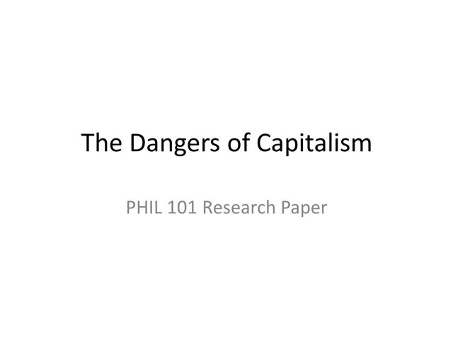 Josphine Mwangi "Dangers of Capitalism"