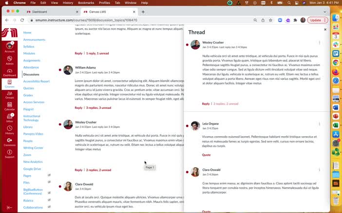 Discussion Enhancements