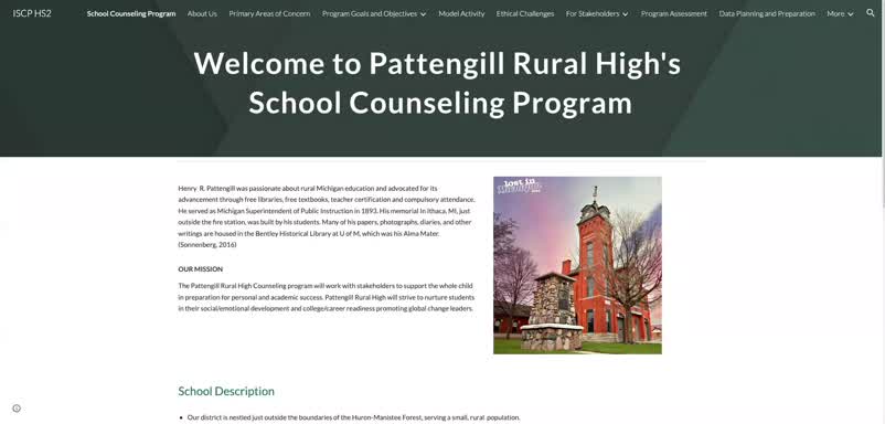 Overview of an ISCP Google Site