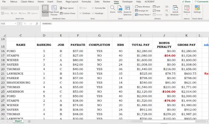 DEMO 4 - SUMIF Dropdown Reformatting
