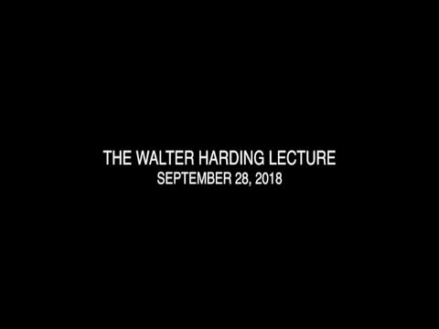 Walter Harding Lecture 2018