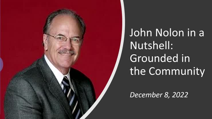 Prof. John Nolon in a Nutshell