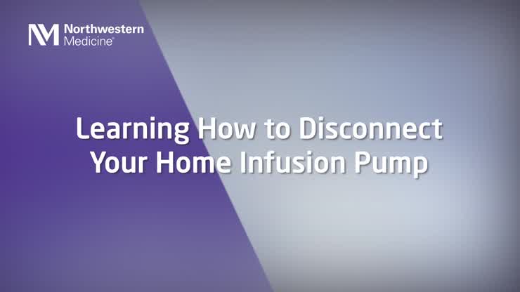 How to Disconnect your Home Infusion Pump
