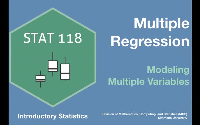 (12) Multiple Regression_ (1) Modeling Multiple Variables