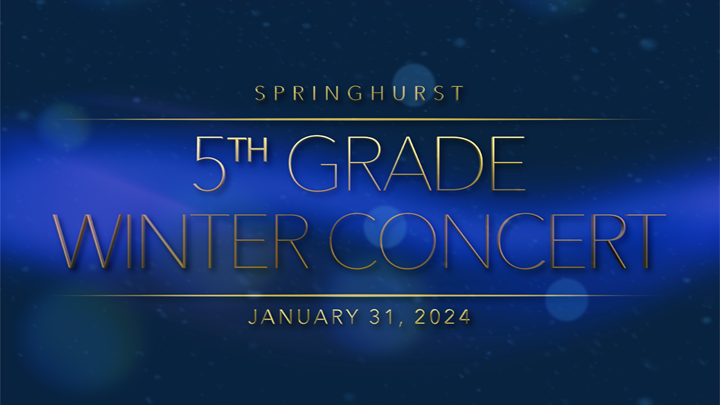 2024 5th Grade Winter Concert