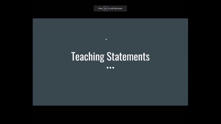 Introducing Ignatian Pedagogy into a Teaching Statement