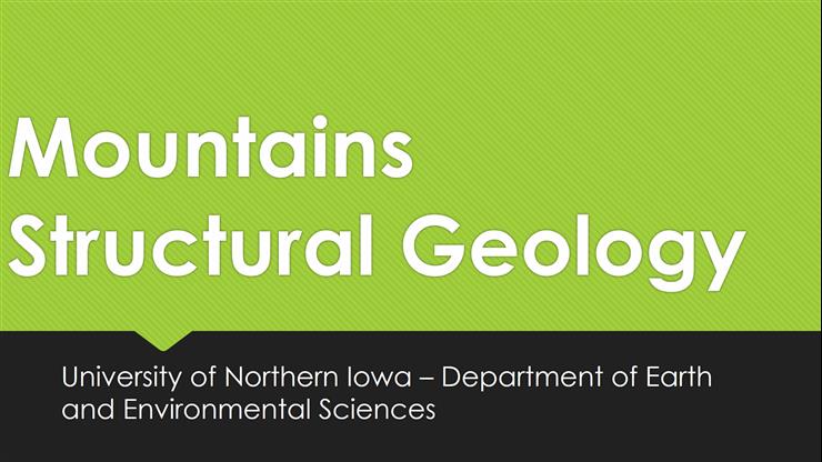 Geologic Field Methods - Structural Geology/Strike and Dip