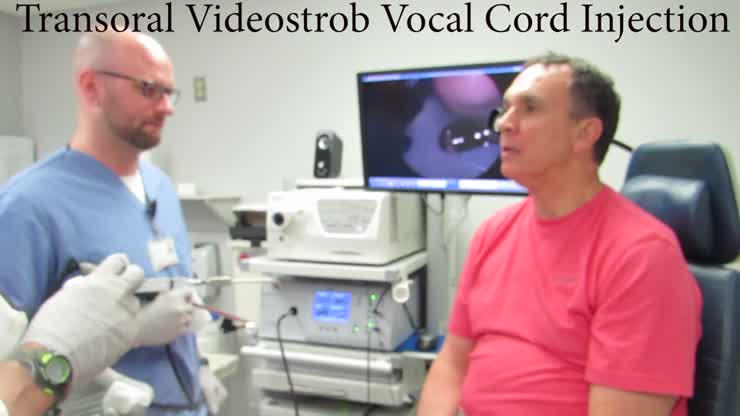 Transoral Videostrob Vocal Cord Injection