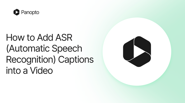 How to Add ASR (Automatic Speech Recognition) Captions into a Video