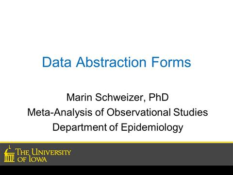 Data Abstraction Forms