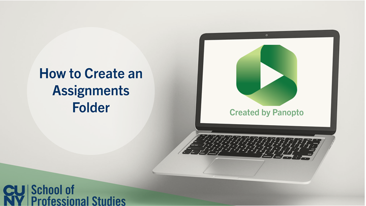 How to Create an Assignments Folder