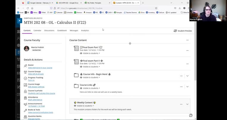Marcia Frobish Course Tour