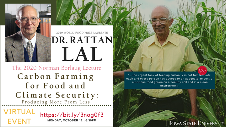 2020 Borluag Lecture: Dr. Rattan Lal