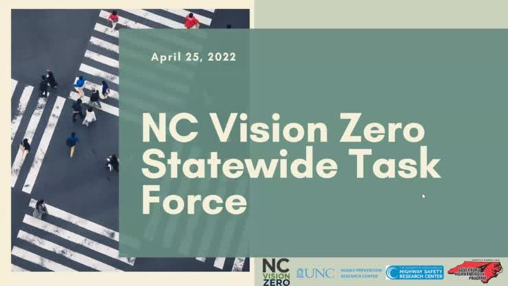 North Carolina Vision Zero Task Force Meeting 3