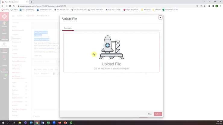 Uploading Presentation with Preview