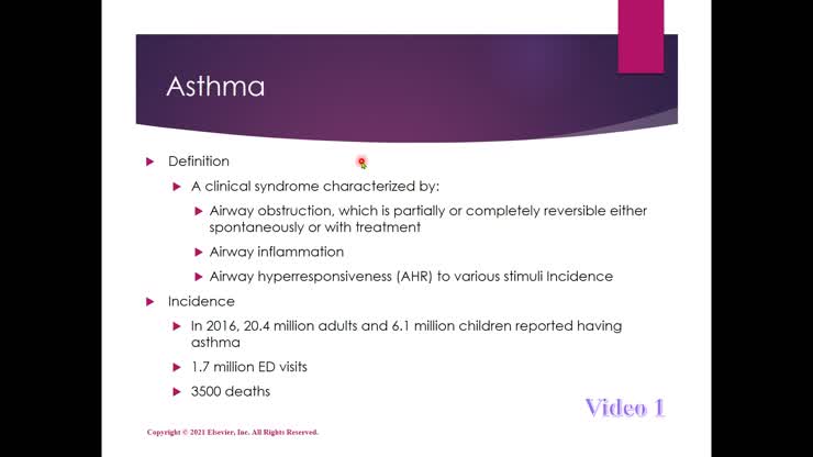 1. Definition of Asthma
