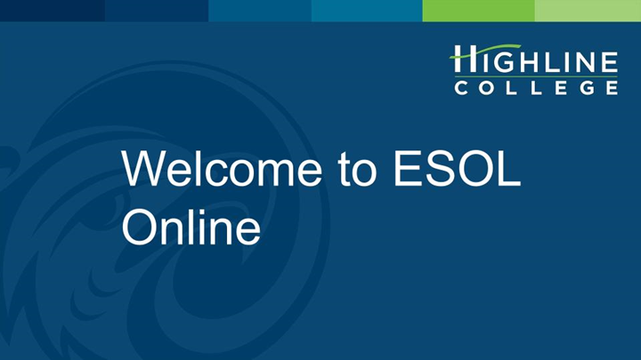 Welcome to ESOL Online