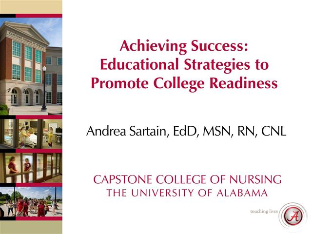 Achieving Success: Educational Strategies to Promote College Readiness