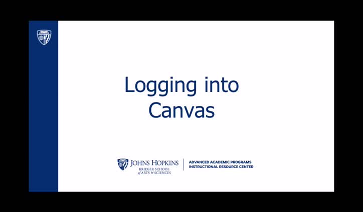 Canvas Log in Steps