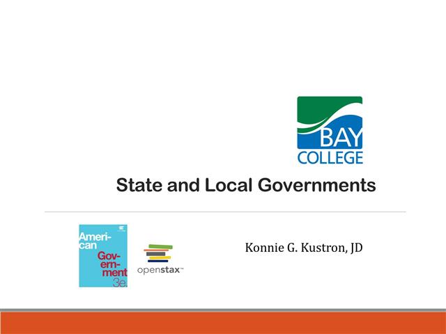 Module Seven: State and Local Governments