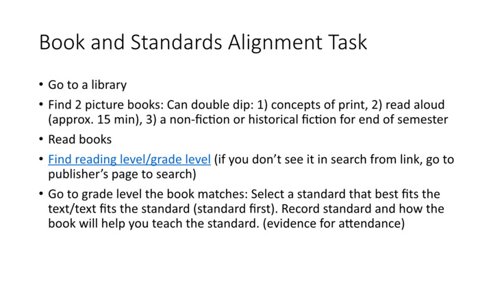 teaching academic standards with text tools