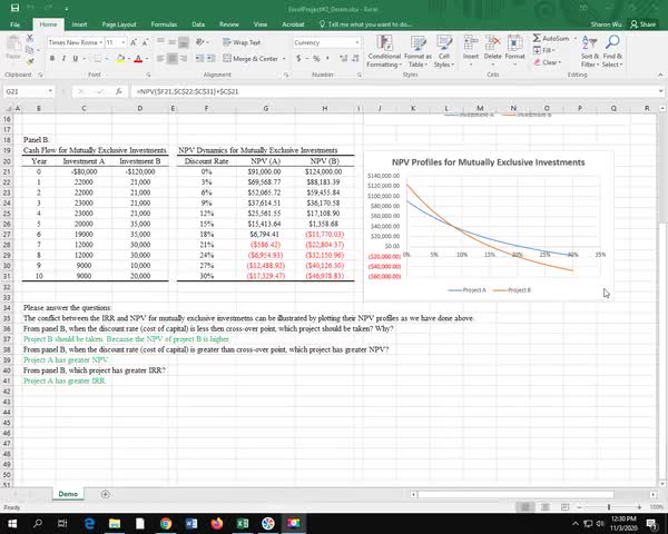 Excel Project #2 Demo