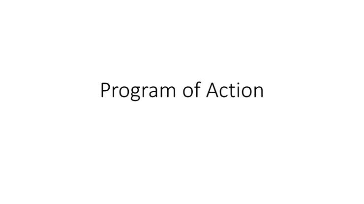 Program of Action