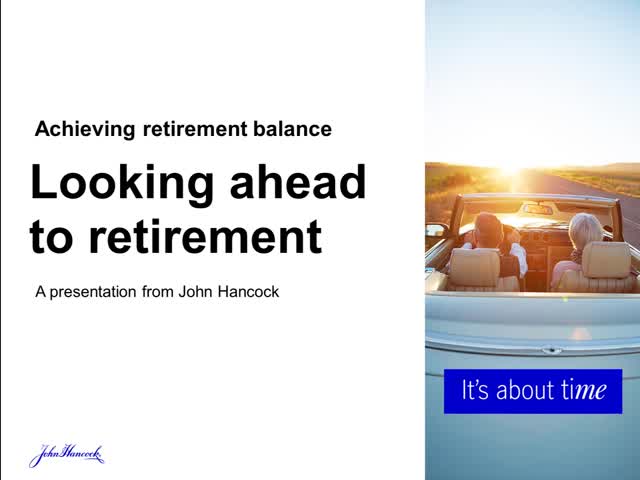 Looking ahead to retirement