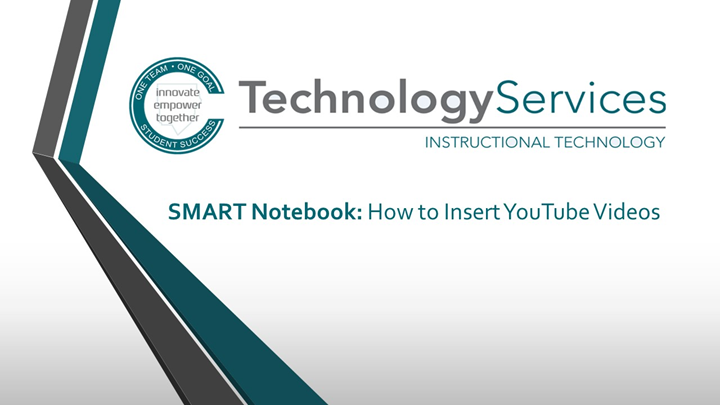 TSD-IT-SMART: Inserting a YouTube Video into a SMART Notebook VT