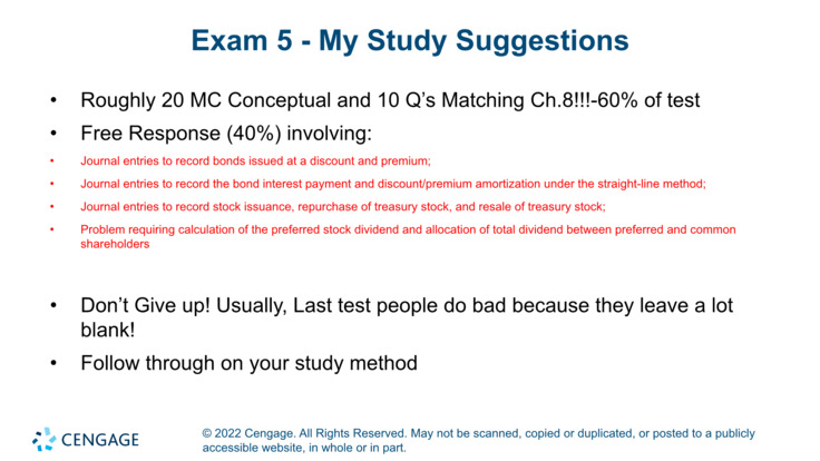 Final Exam Review Session Part 1