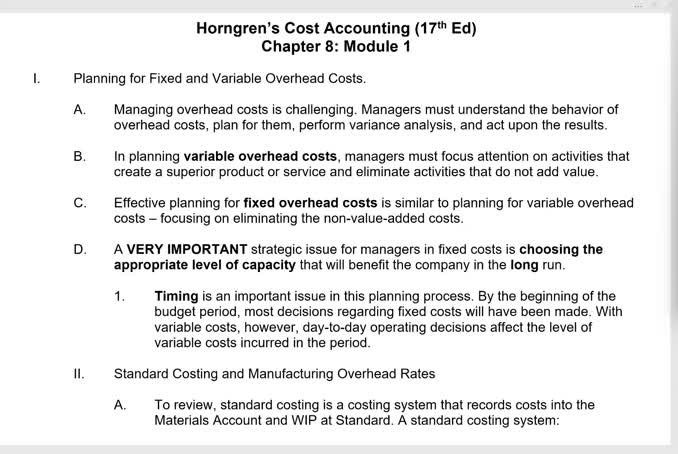 Ch 8 Module 1 17th Ed