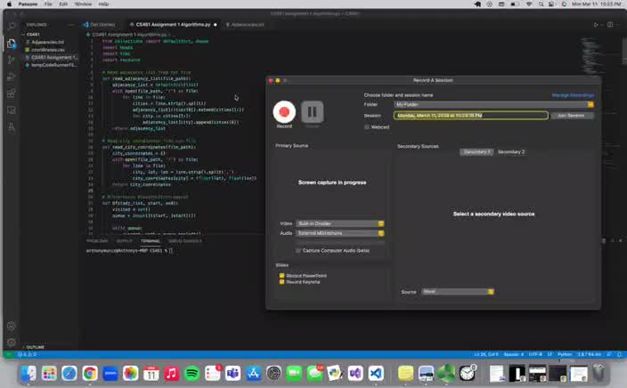 CS 461 Search Methods-Anthony Muniz