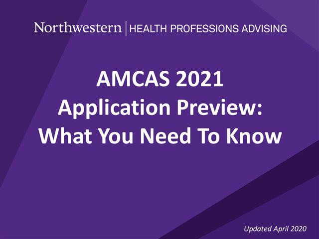 2021 AMCAS Application Preview: What You Need To Know