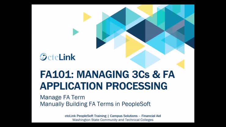 Manually Building FA Term