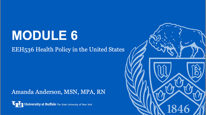 EEH536 Module 6 Lecture