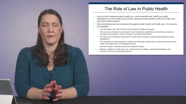 4.4.1 Law and Public Health