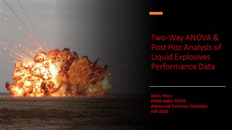 Price - Liquid Explosives Performance