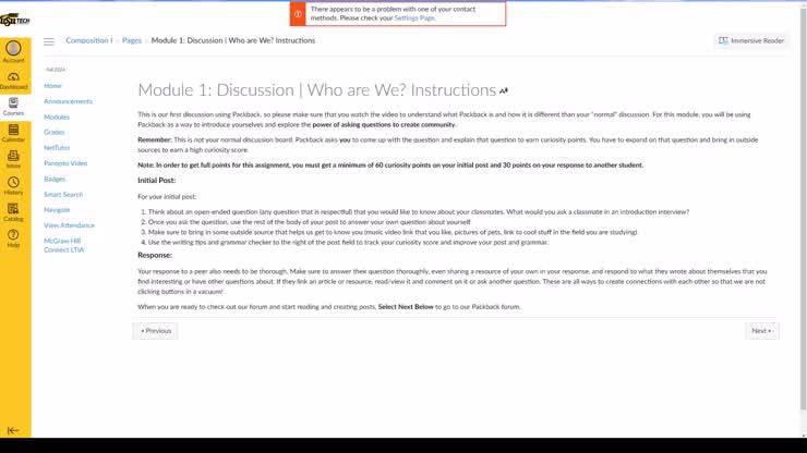 Packback for Students: First-Time Setup and Basic Posting