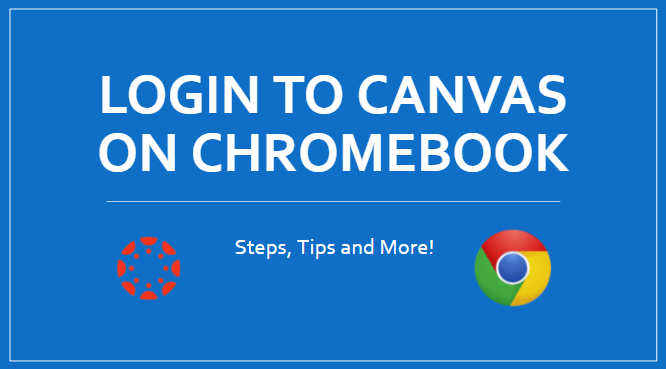 Log into Canvas on your Chromebook