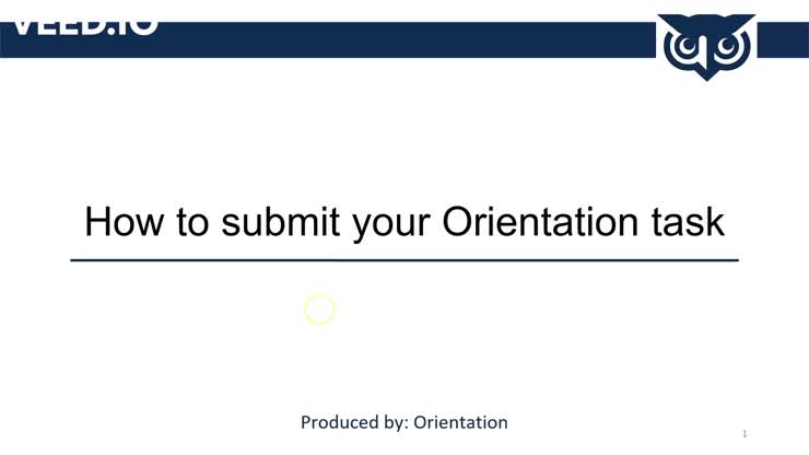 Video1-How to submit a task-ready