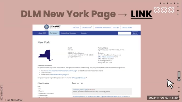 NYSAA Teacher Materials