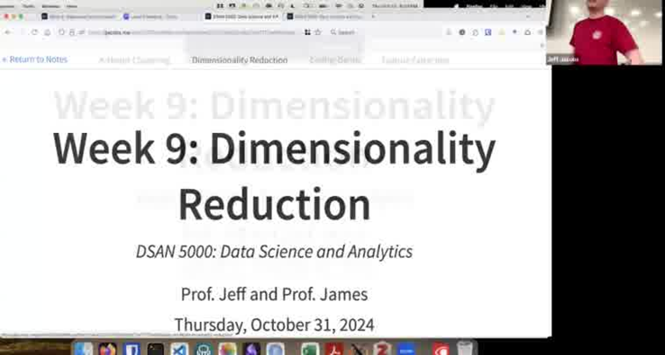 DSAN 5000-04 W09: Dimensionality Reduction