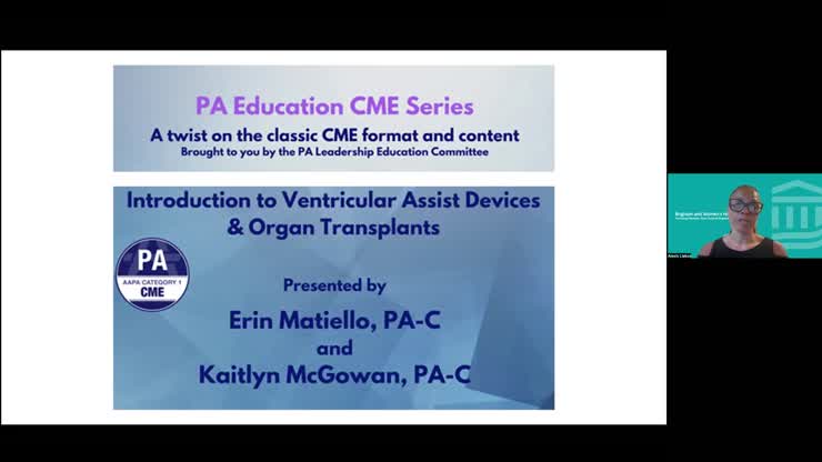 Introduction to Ventricular Assist Devices and Heart Transplantation ...