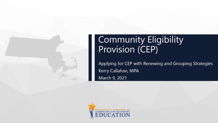 Community Eligibility Provision (CEP) - Applying for CEP with Renewing ...