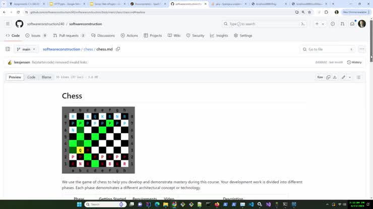 CS 240 - Chess Phase 3